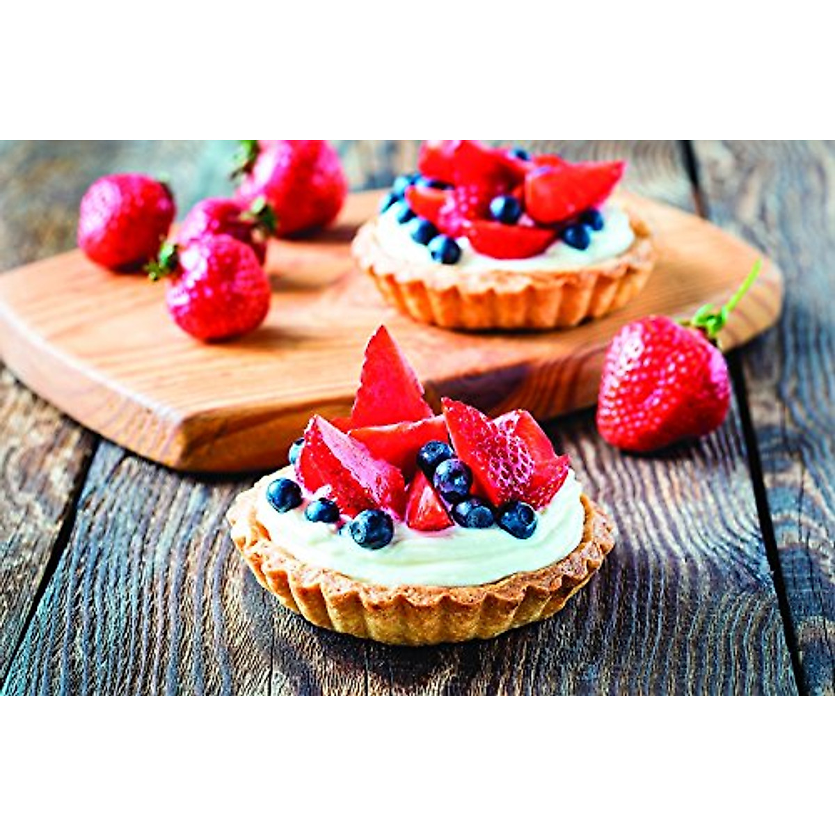 Mrs. Anderson’s Baking Dual-Sided Pastry Dough Tart Tamper, Hardwood, 6-Inches