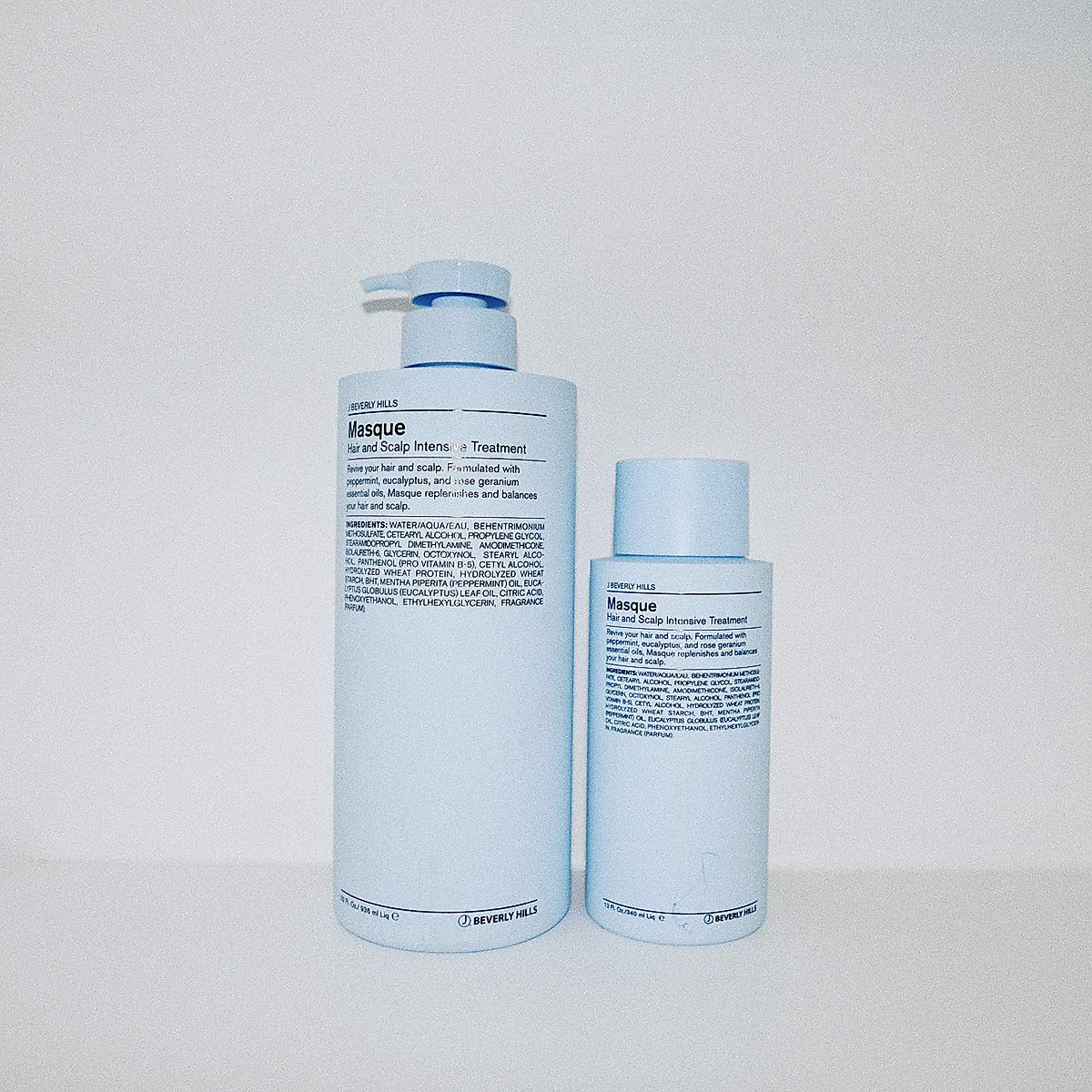 J Beverly Hills Blue Hair Mask with Eucalyptus Oil for Scalp Treatment, 12 Oz