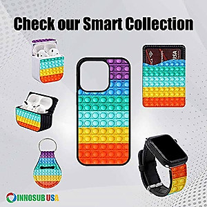 Sublimation Blank Case Compatible with AirPods/AirPods 2 - Black DIY Plastic Cover Made by INNOSUB USA