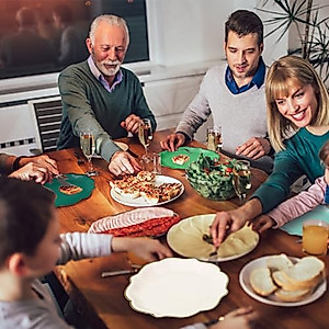 Suttmin 180 Pcs Pastel Paper Plates Gold Foil Scalloped Edging Disposable Paper Plates 9 Inch Dessert Plates Pastel Colors Dinner Plates for Wedding Birthday Baby Shower Bridal Shower (Green Series)