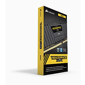 CORSAIR Vengeance LPX 64GB (4x16GB) DDR4 3600 (PC4-28800) C18 1.35V Desktop Memory - Black