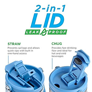 SENSO® Venture DuoFlow 30 oz Vacuum Insulated Stainless Steel Travel Tumbler - Double-Wall Insulated with Copper Lining, Flip-Top Lid, and Handle (GRAY)