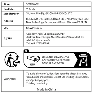 SPEEDWOX Mini SAE Wrench Set, 10-Piece, Open/Box End, Made of High Carbon Steel, Heat Treated for Strength and Durability