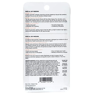 Physicians Formula Rosé All Day Mascara Black Volumizing, Hypoallergenic, Conditioning, Nourishing, Lifting, Lengthening, Dermatologist Approved