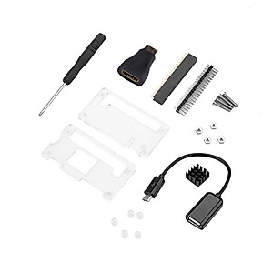 Zero W/Zero Suite Kit, Zero/Zero W Complete Starter Kit Accessories White Case for Zero/Zero W Suite Development Kits and