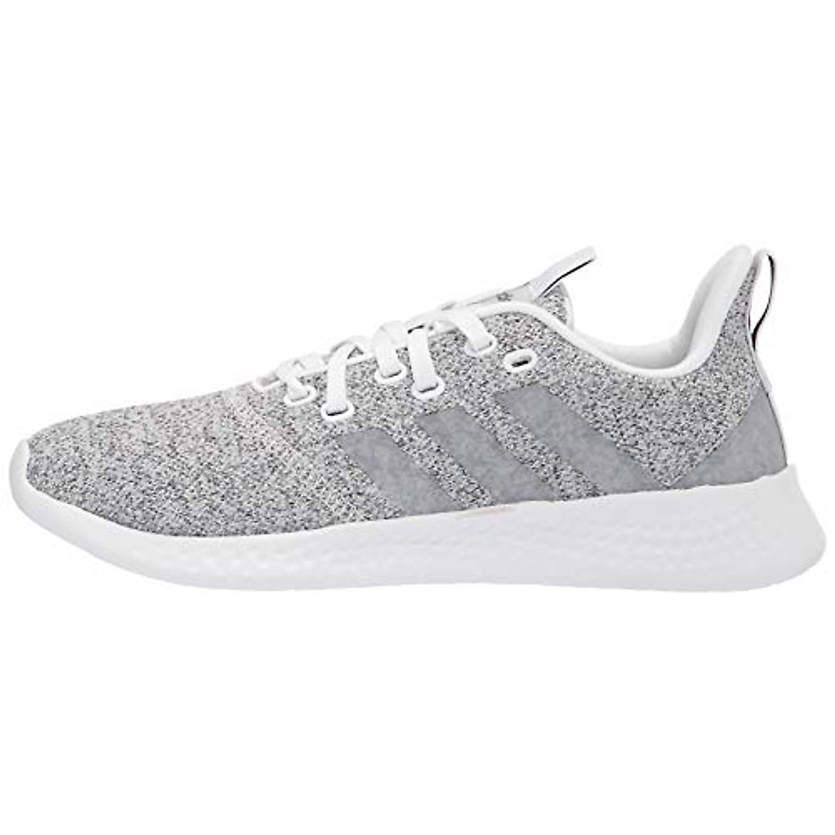 adidas Women's Puremotion Running Shoe, White/Black, 9