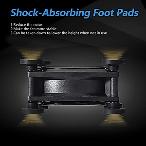 SCCCF Quiet 80mm USB Fan, 5V USB Portable Cooling Fan for Flat Panel Xbox DVR Playstation Router TV Receiver Computer Cabinet Cooler