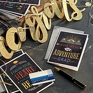 Hallmark Graduation Card Assortment (16 Cards with Envelopes) Inspirational Quotes