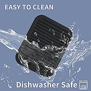 Walfos Silicone Trivets For Hot Pots and Pans - Heat Resistant Hot Pads For Kitchen Counter- Multi-Purpose & Versatile Trivet Mat - Durable & Flexible Silicone Hot Pad