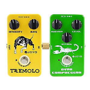 Devinal Professional Guitar Pedal Coupler, 1/4 inch TS Guitar Effects Pedal to Pedal Connector Straight Type, Gold Planted (4 Pack)