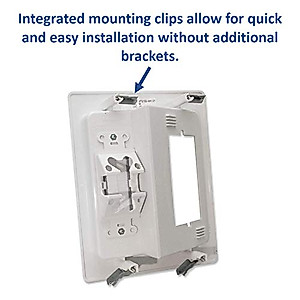 C2G/ Cables To Go 16314 Wiremold In-Wall TV Power Kit