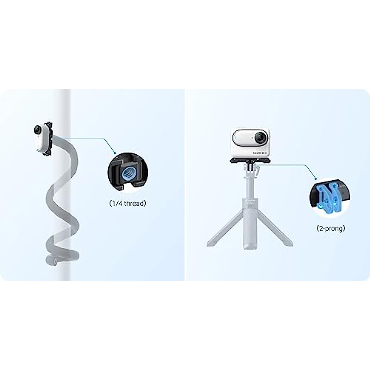Insta360 GO 3 Quick Release Mount for All Kinds of mounting