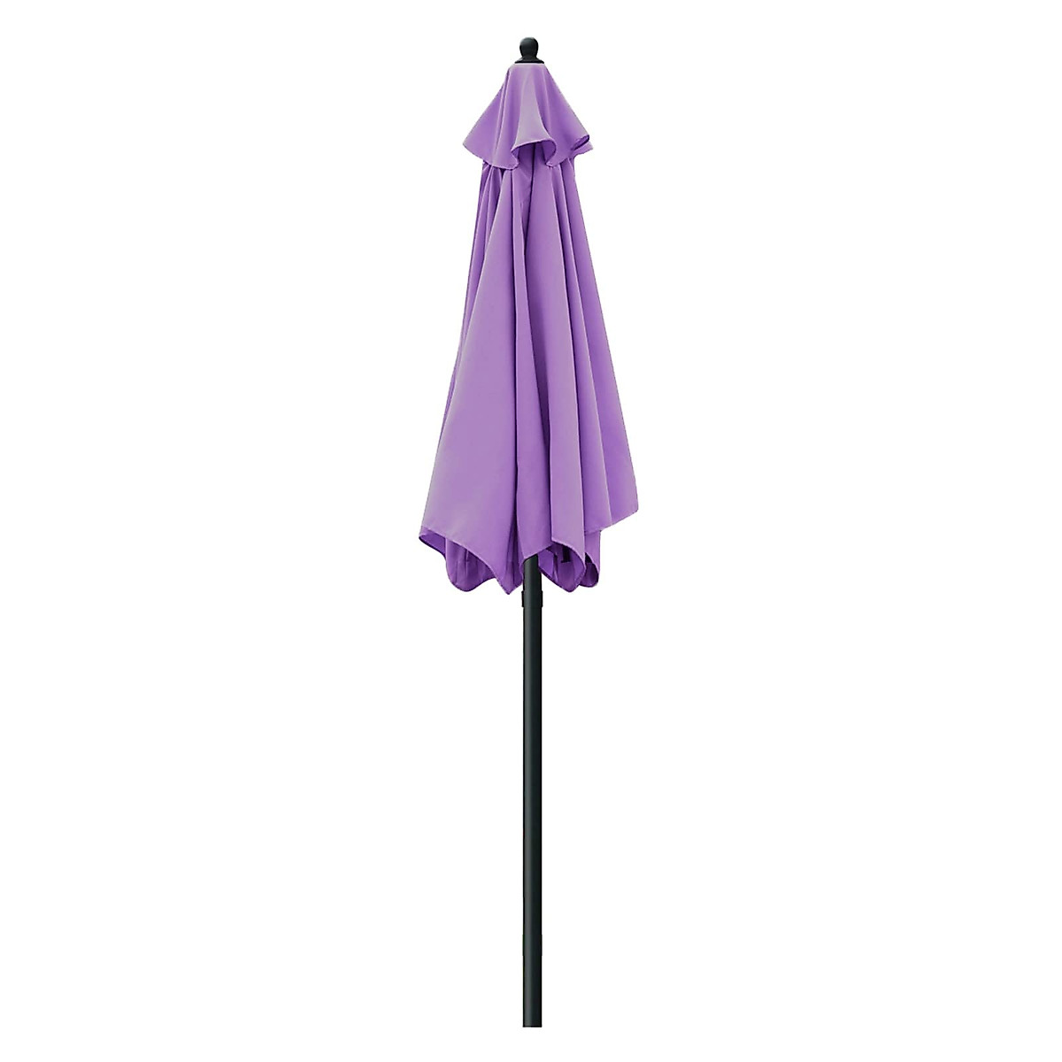 Sunnyglade 7.5' Patio Umbrella Outdoor Table Market Umbrella with Push Button Tilt/Crank, 6 Ribs (Purple)