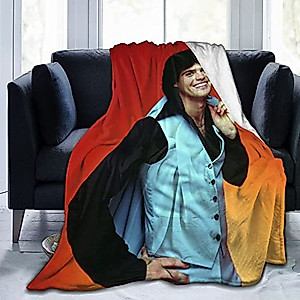 DOTZRLT Donny Singer Osmond Blanket Printed Flannel Blanket Home Decor Soft Comfortable Warm Throw Blankets 60"x50"
