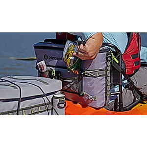 Perception Kayaks Splash Three Pocket Organizer - for Kayaks, Grey, One Size
