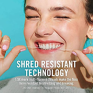 Reach Waxed Dental Floss | Effective Plaque Removal, Extra Wide Cleaning Surface | Shred Resistance & Tension, Slides Smoothly & Easily , PFAS FREE | Mint Flavored, 200 Yards, 1 Pack