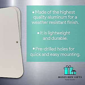 Honey Dew Gifts, Notice Gates Must be Closed After Entry or Exit, 9 inch by 12 inch, Made in USA, Metal Yard Decor, Security Sign, Visitors Sign, Gate Signs, Close Gate Sign, HDG-1485