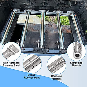 Adviace Replacement Parts for Members Mark GR2210601-MM-00 GR2298901-MM-00 5 Burner Gas Grill Models, GR2210601-MM-00 Burner, GR2210601-MM-00 Burners 5 Burner Tubes