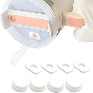 4 Pack Spill Stopper for Stanley 40oz | 30oz Tumbler, Silicone Leak Stopper for Stanley Cup Quencher H2.0 Flowstate Tumbler for Stanley Cup Accessories