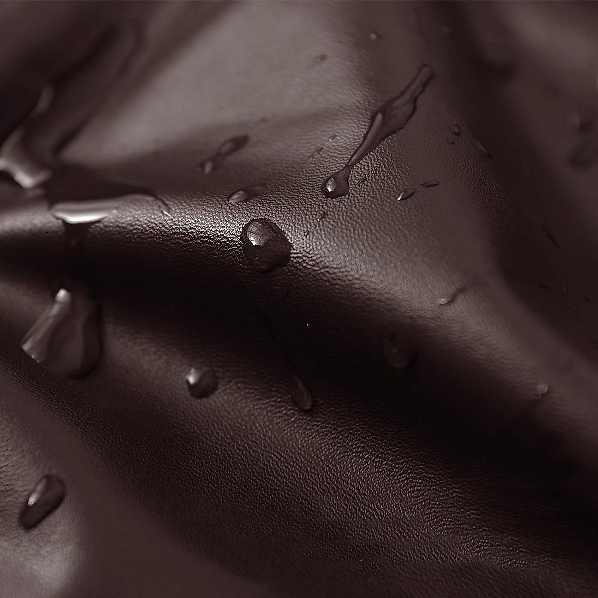 4pcs PU Leather RV Dinette Cushion Covers, Waterproof RV Seat Cover Restaurant Seat Sofa Slipcover RV Camper Car Settee Bench Cover (Black)