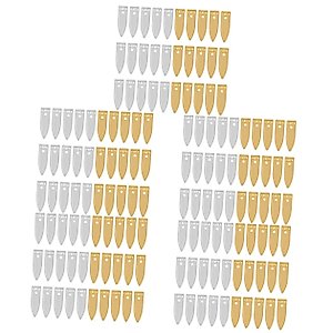 Gatuida 150 Pcs Copper Zinc Electrode Strip Electrode Materials Rods of Maat Electrode Strip for Experiment Copper Electrode Strip Experiment Supplies Zinc Strip Zinc Plate Copper Strip