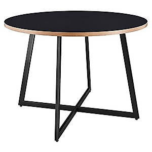 Courtdale 42" Round Table - Black