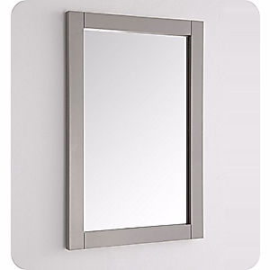 Fresca Hartford 20" Gray Traditional Bathroom Mirror