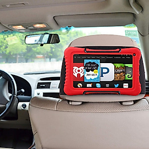 Car Headrest Holder WANPOOL Car Headrest Mount for Kindle Fire Tablet 7Inch / Fire HD 8 / Fire HD 10 / Kindle Fire HD 7Inch and Other Tablets, Black