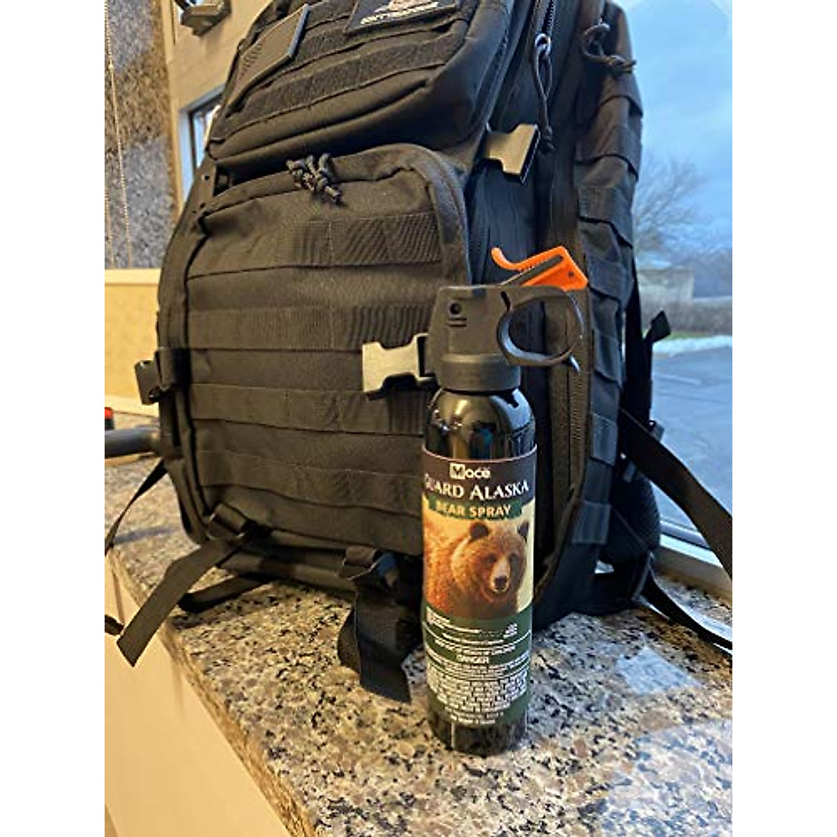 mace Personal Security Products Mace Brand Guard Alaska Maximum Strength Bear Spray – 20’ Powerful Pepper Spray – Mace Spray Self-Defense for Hiking, Camping, and Other Outdoor Activities, Made in USA