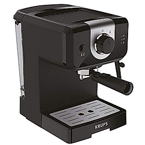 KRUPS XP3208 15-BAR Pump Espresso and Cappuccino Coffee Maker, 1.5-Liter, Black