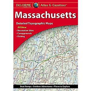Delorme Atlas & Gazetteer Massachusetts