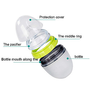 Baby Bottle, Green, 250 ML (8 Ounce)