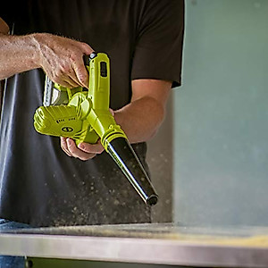 Sun Joe 24V-WSB-LTE 24-Volt iON+ 185 MPH 105 CFM Cordless Workshop Blower/Vacuum Kit w/ 2.0-Ah Battery, Charger, and 2 x Dust Bags