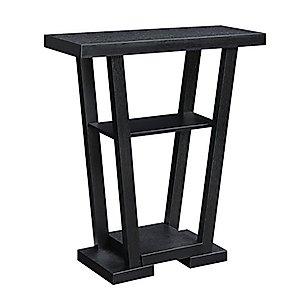 Convenience Concepts Newport V Console, Black