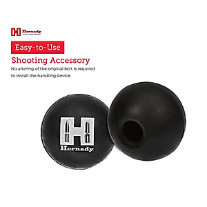 Hornady Lock-N-Load Bolt Ball – A Firearm Accessory for Faster Reloads – Easy Grip When Shooting with Gloves, Ideal for Hunting – Item No. 99123