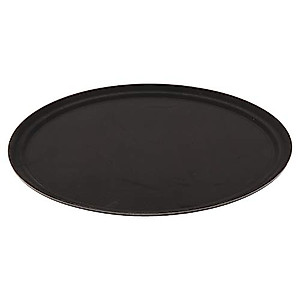 G.E.T. NS-2500-BK BPA-Free Non-Slip Plastic Oval Serving Tray, 25" x 20", Black