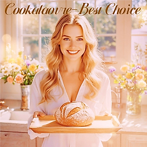 Enameled Cast Iron Bread Pan,11"Dutch Oven for Bread Baking,6 Quart Bread Oven with Lid,Bread Pans for Homemade Bread,Teal Thick Enamel Bread Pan-with Silicone Baking Mat|Clip&Recipe,Bread Making Gift