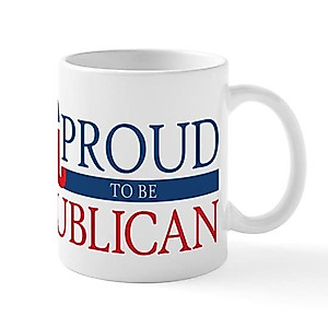 CafePress Proud To Be Republican Mugs Ceramic Coffee Mug, Tea Cup 11 oz