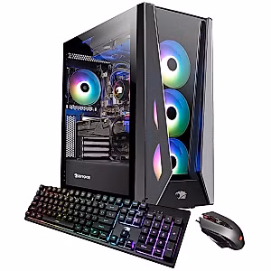 iBUYPOWER Trace5MR 1003Ti Liquid Cooling Gaming Desktop Computer, Intel Core i7-11700KF 3.6GHz, 16GB RAM, 1TB SSD NVIDIA GeForce RTX 3080Ti 12GB, Windows 10 Home, Free Upgrade to Windows 11