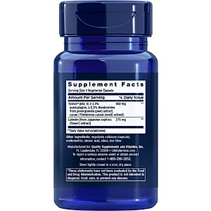 Life Extension Testosterone Elite – Testosterone Production Support Supplement for Men - with Luteolin, Pomegranate and Cacao Seed Extract – Gluten-Free, Non-GMO, Vegetarian – 30 Capsules