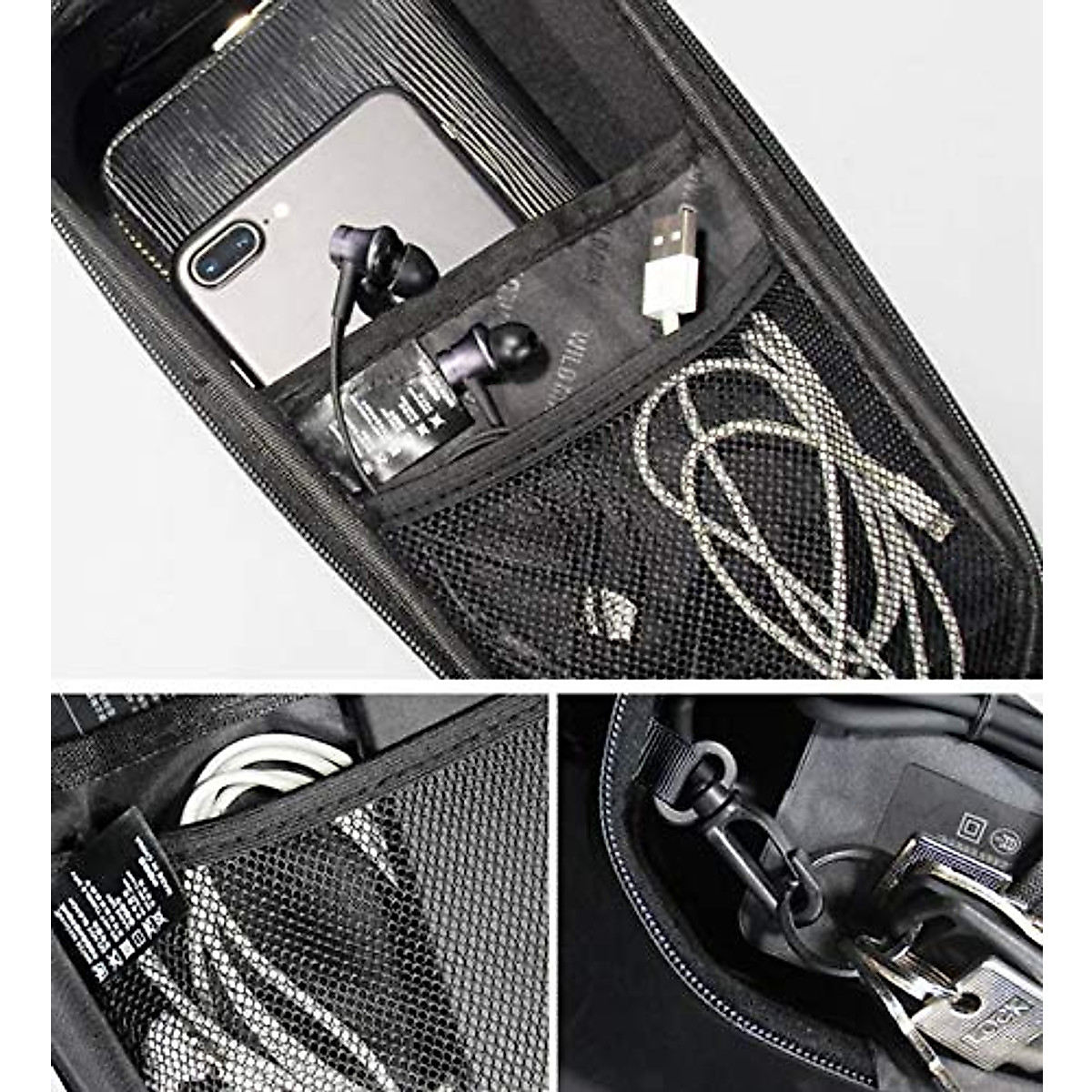 WILD MAN Hard Shell Rainproof Scooter Storage Bag for Kick Scooters Folding Bike Electric Scooter Self Balancing Scooters(3L,TS8)