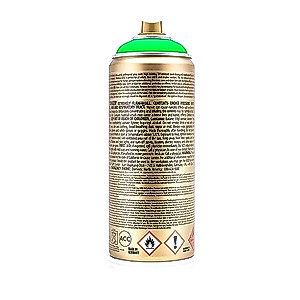 Montana Cans Montana GOLD 400 ml Color, Acid Green Spray Paint,MXG-F6000