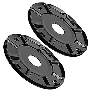 RvSky Garden Supplies 2 Set Universal Lawn Mower Trimmer Head with Trimmer Lines Accessory Garden Tools 26mm Black