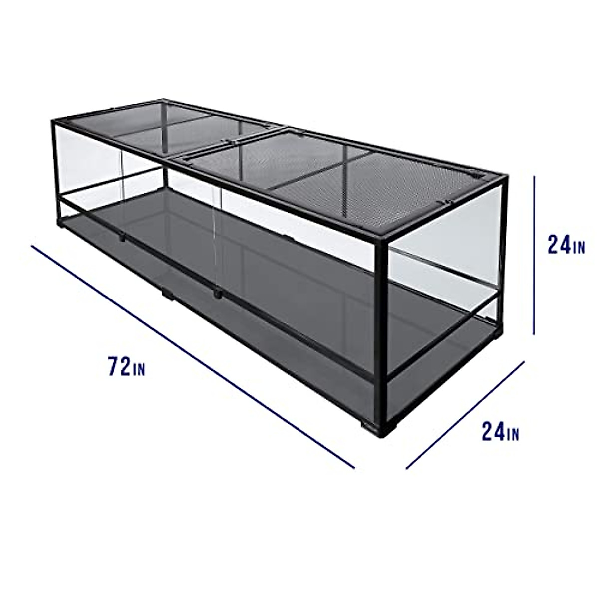 Carolina Custom Cages Terrarium, Giant Deep Tall 72Lx24Wx24H; Easy Assembly