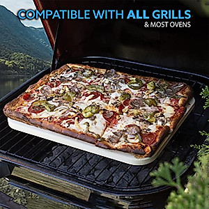 Kona Gourmet 15"x12" Rectangle Cordierite Pizza Stone