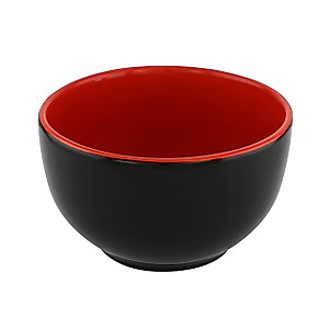 KOVOT Asian Cuisine Ceramic Serving Bowl Set - Includes (4) 20-Ounce Bowls, (4) Oriental Spoons, (4) Sets Of Chopsticks