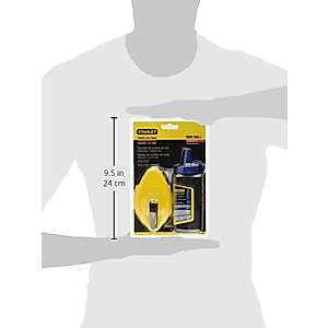 STANLEY Chalk Line, Reel with Blue Chalk (47-442)