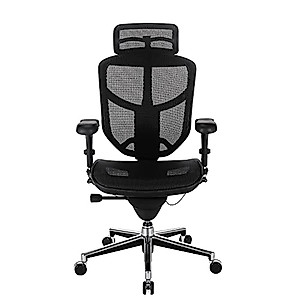 WorkPro® Quantum 9000 Series Ergonomic Mesh High-Back Executive Chair, Black, BIFMA Certified