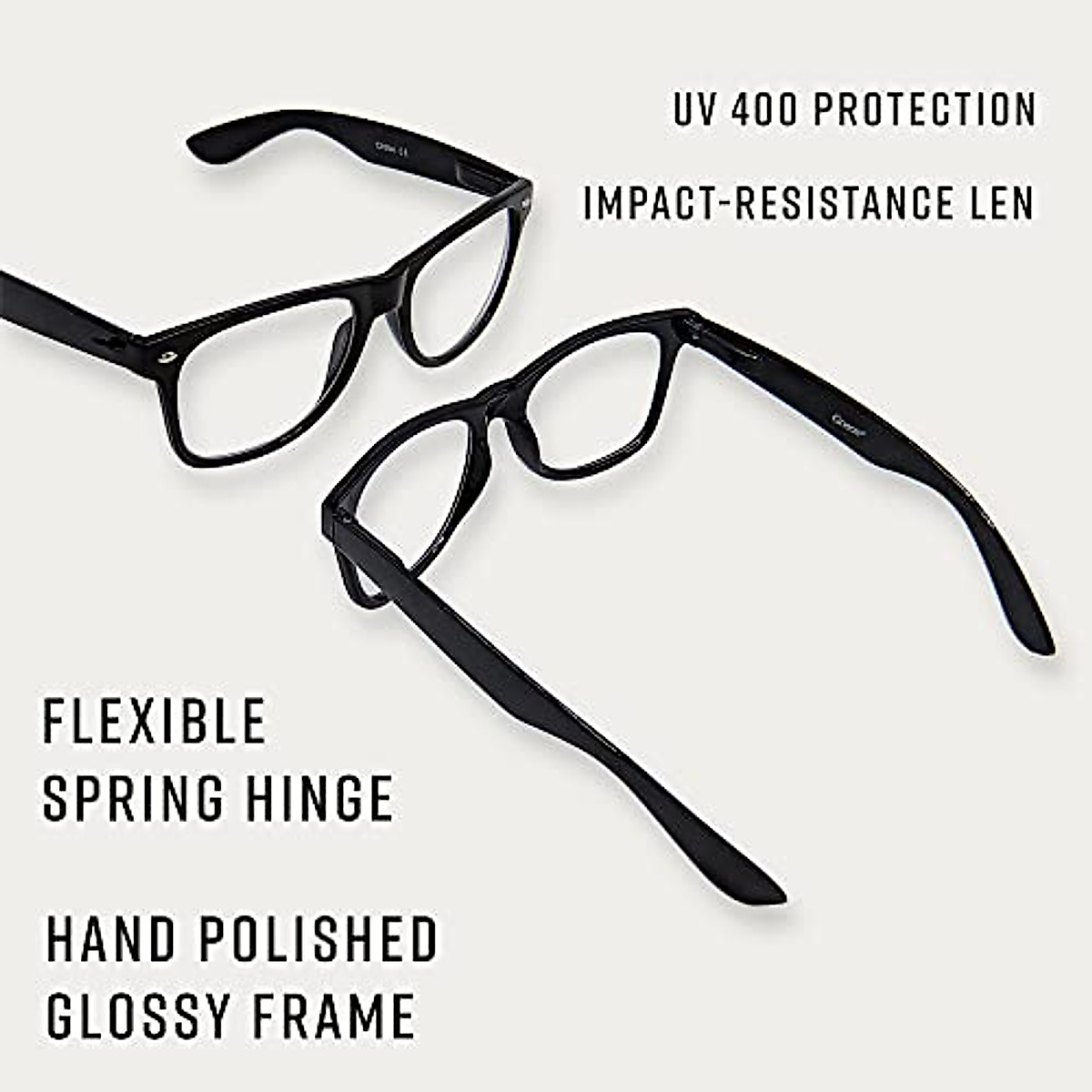 Goson Clear Lens Eye Glasses Non Prescription Glasses Frames For Women and Men