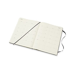 Moleskine Classic 12 Month 2022 Monthly Planner, Hard Cover, XL (7.5" x 9.75"), Black